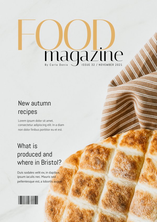 Interactive Food Magazine Template by Flipsnack templates - Flipsnack
