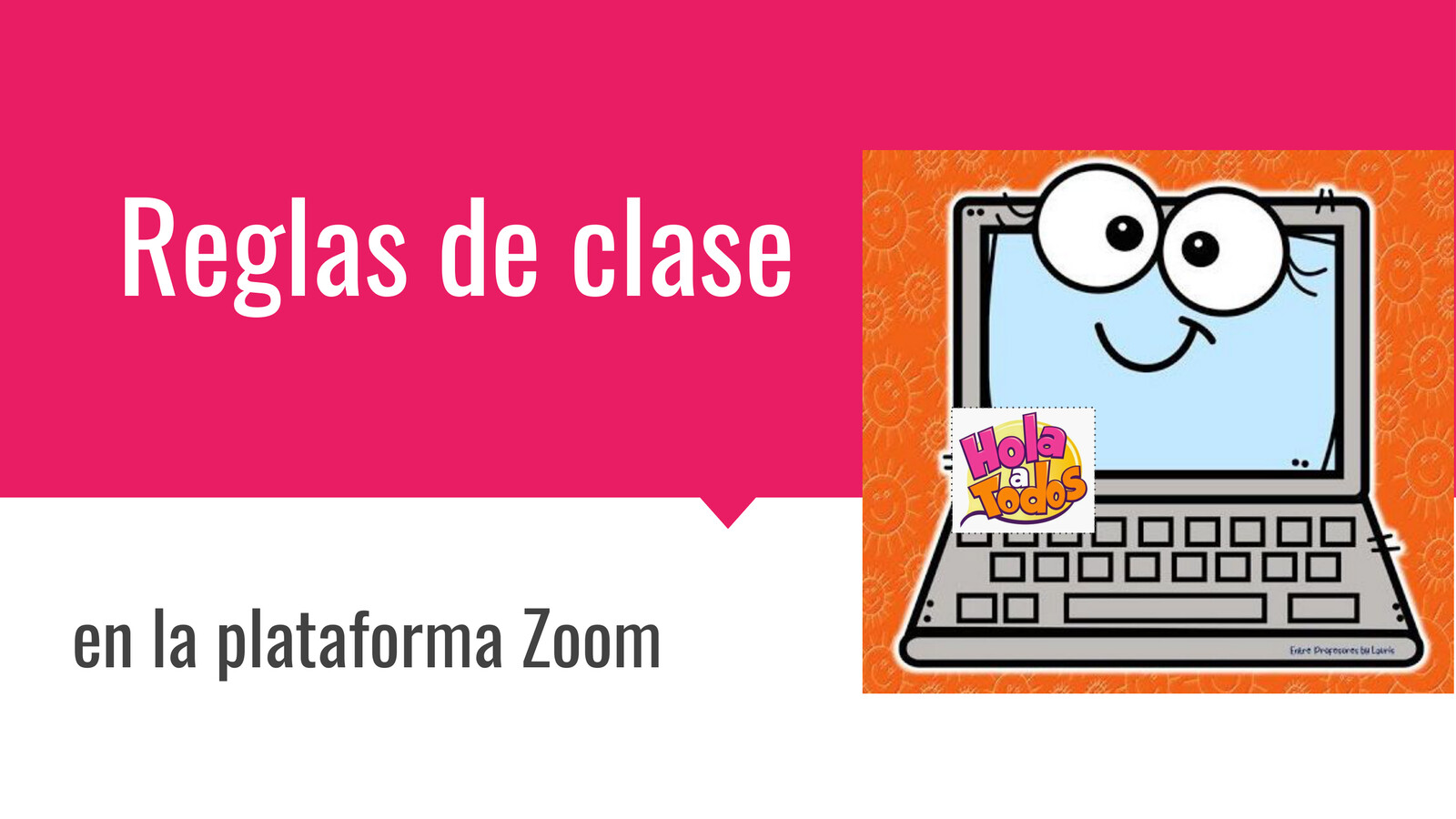 Reglas de convivencia para las clases en plataforma Zoom by Alejandra ...