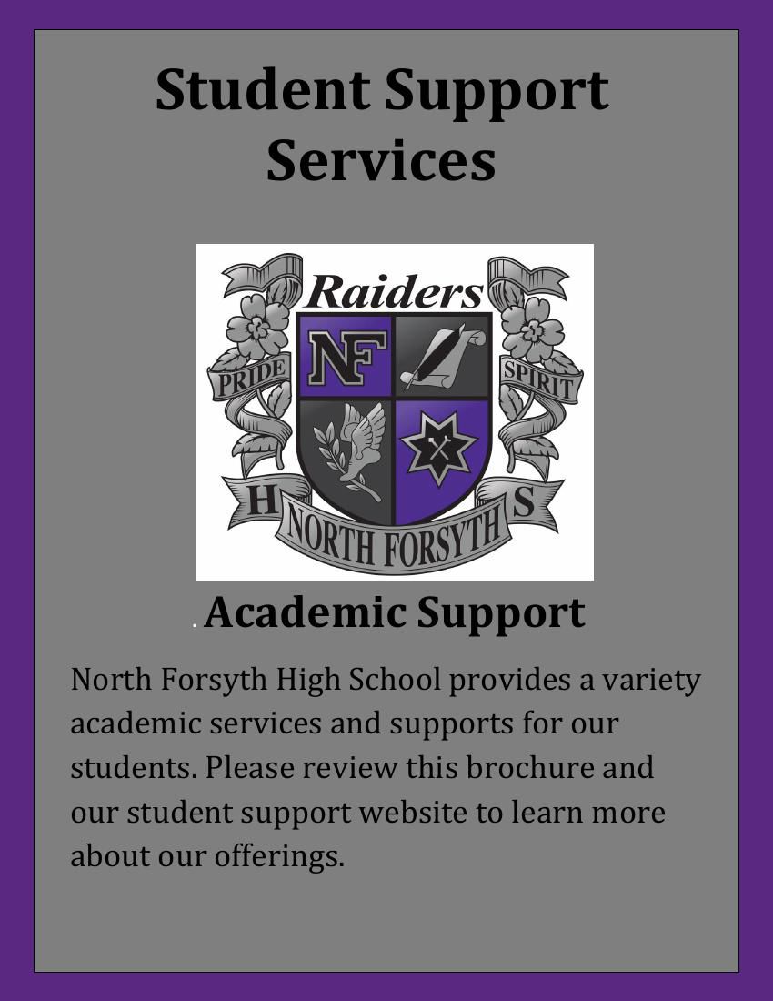 Student Support Brochure by nfraiders - Flipsnack