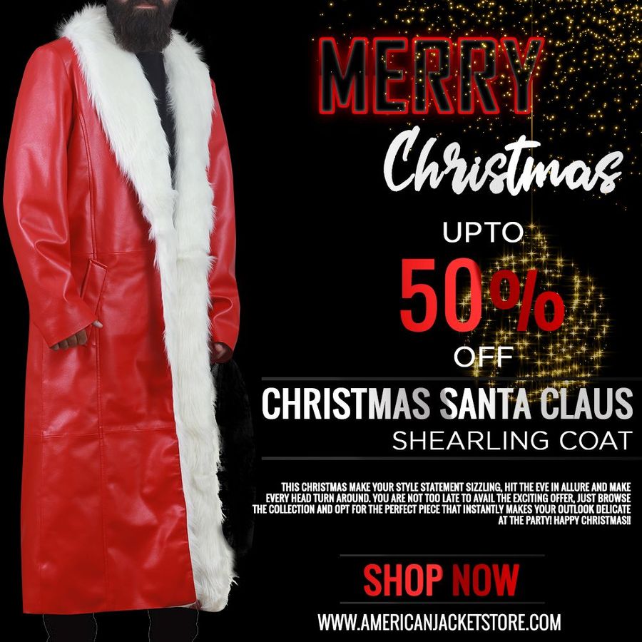 Santa Claus The Christmas Chronicles Shearling Fur Coat by Allison ...