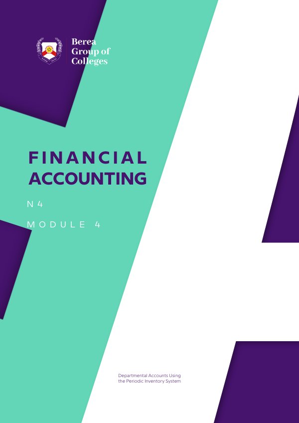 Financial Accounting N4 - Module 4 by E-Publishing
