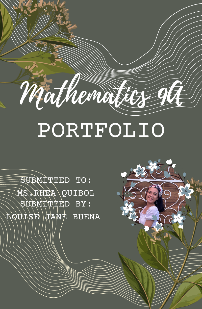 Buena- Math 9A- Portfolio Second Grading Period by Louiee Janee - Flipsnack