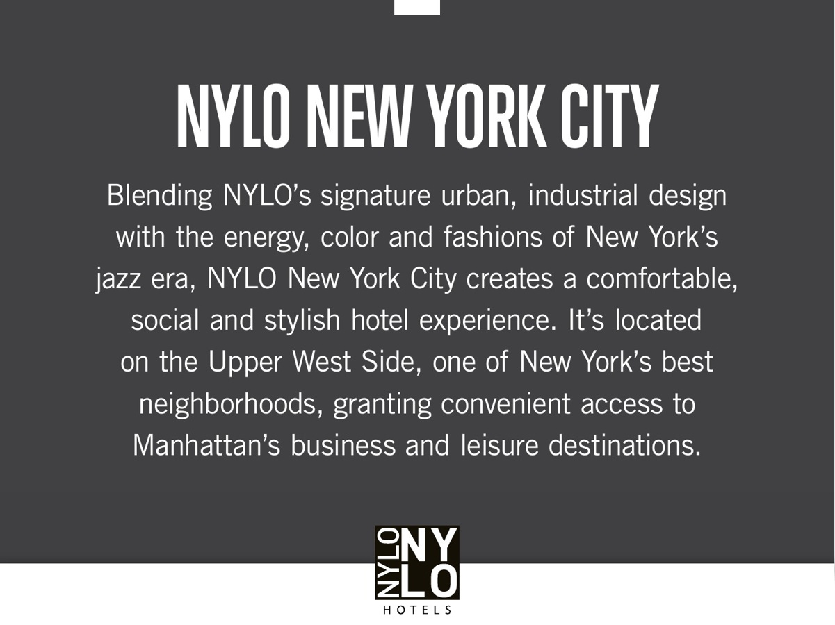 NYLO NYC Presentation 12.2013 by Maegan Smith - Flipsnack