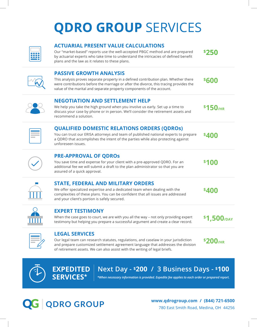 QDRO Group General Services Brochure by Wendy Ross - Flipsnack