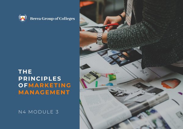 The Principles of Marketing Management N4 Module 3 by E-Publishing ...