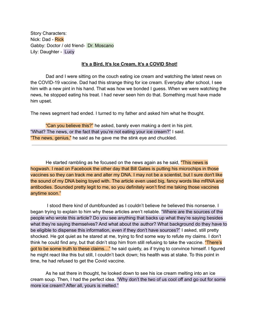 Rumors script and story by Scott Moran - Flipsnack