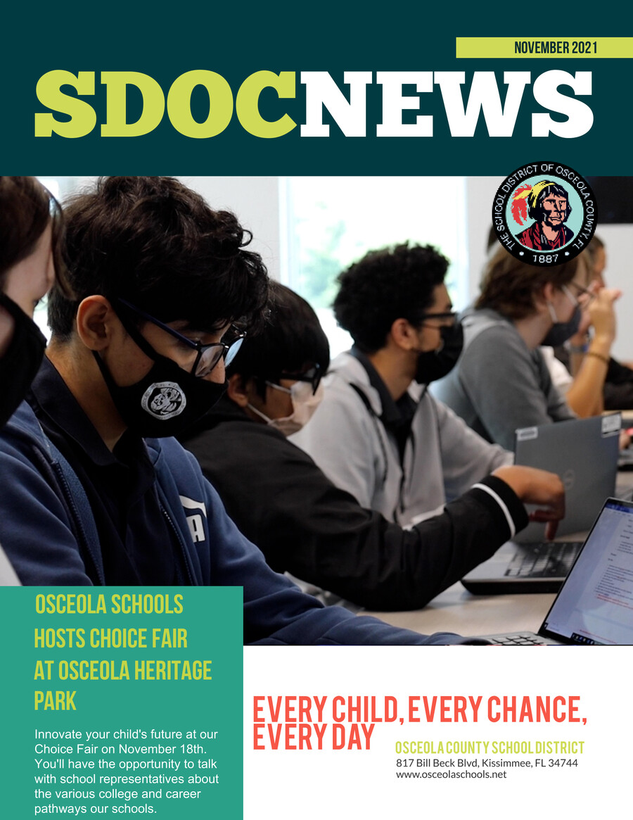 School Board Newsletter - Nov. 2021 by Osceola School... - Flipsnack
