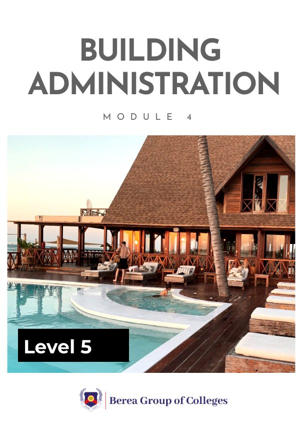 Building Administration Level 5 - Module 4 by E-Publishing - Flipsnack