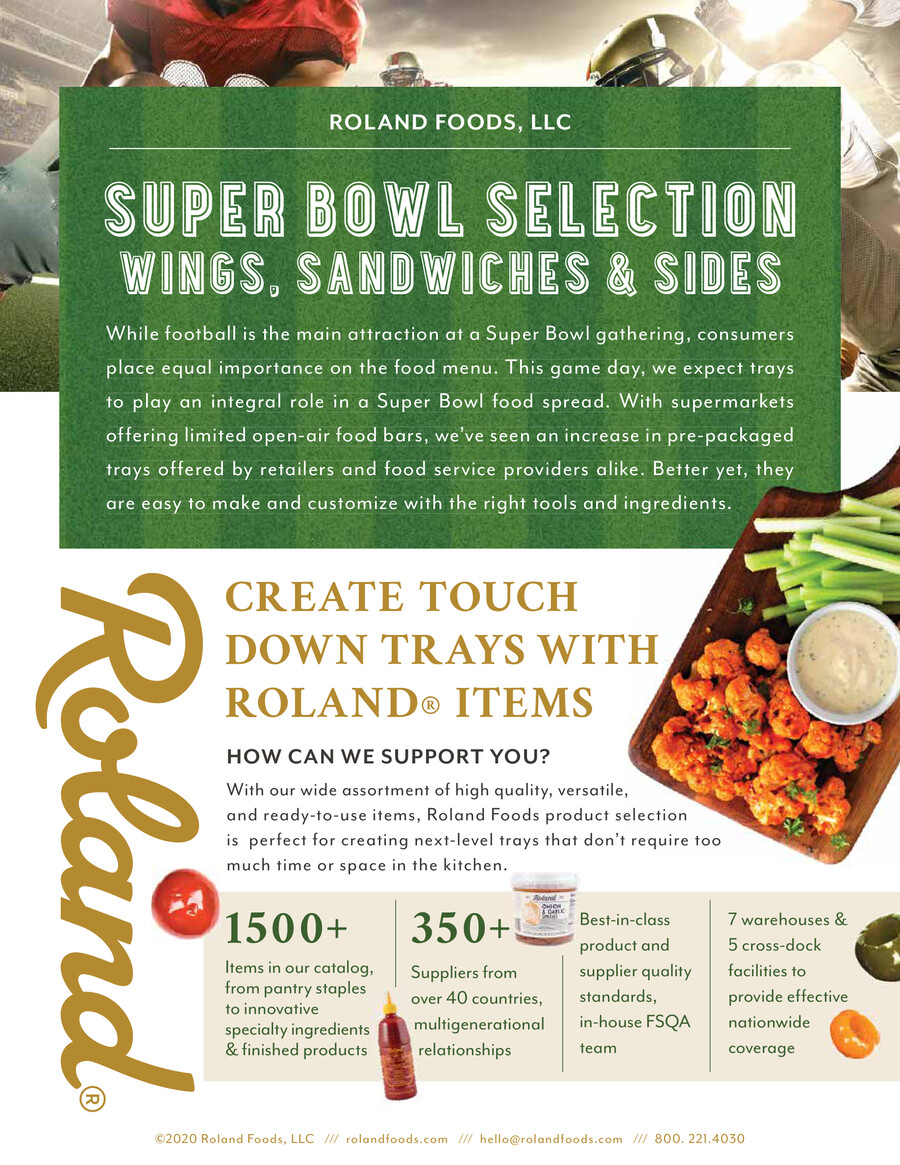Roland Foods - Super Bowl Selection by Roland Foods - Flipsnack