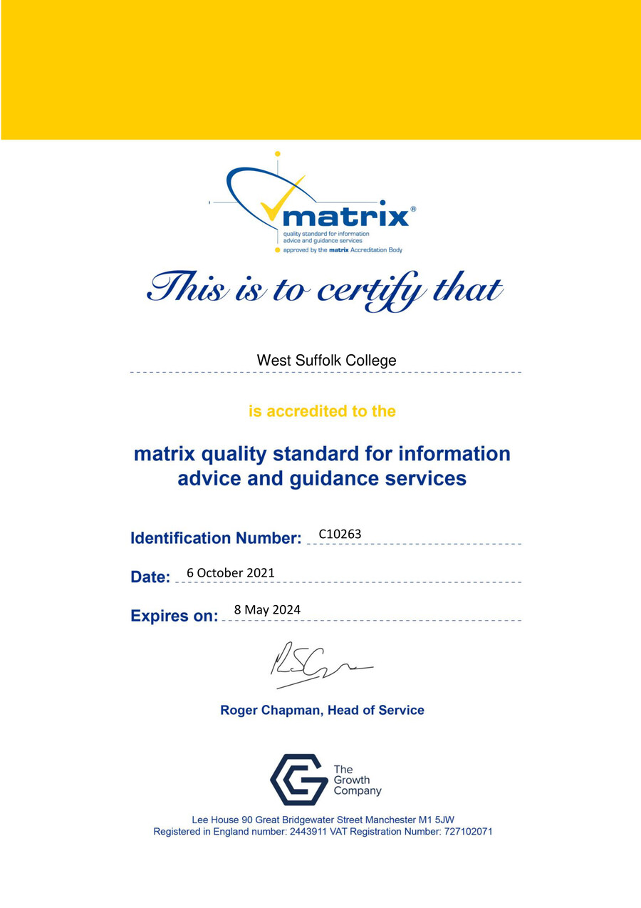 WSC Matrix Certificate by Eastern... - Flipsnack