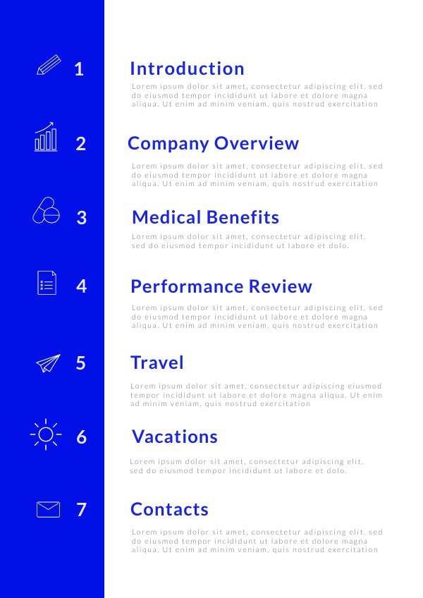 Index Page Design Example by Flipsnack templates - Flipsnack