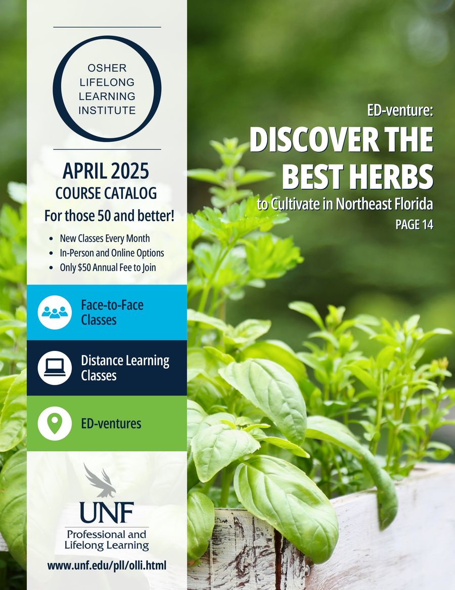 OLLI Catalog April 2025 by UNF's Division of Continui... - Flipsnack