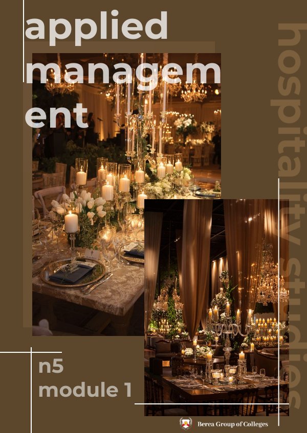 Applied Management N5 Module 1 by E-Publishing - Flipsnack