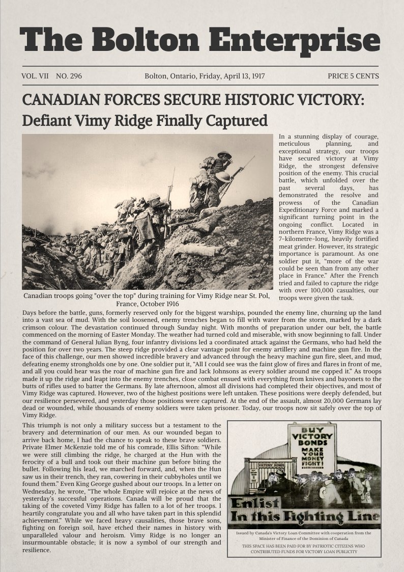 Laksan Mohan - WWI Newspaper Article by Laksan Mohan - Flipsnack
