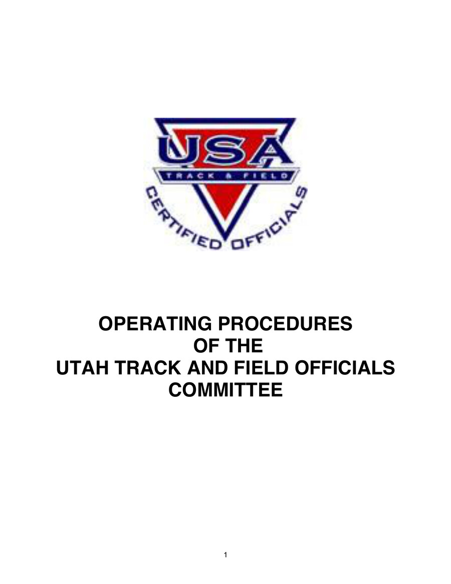 USATF Utah Operating Procedures by sarah.linehan - Flipsnack