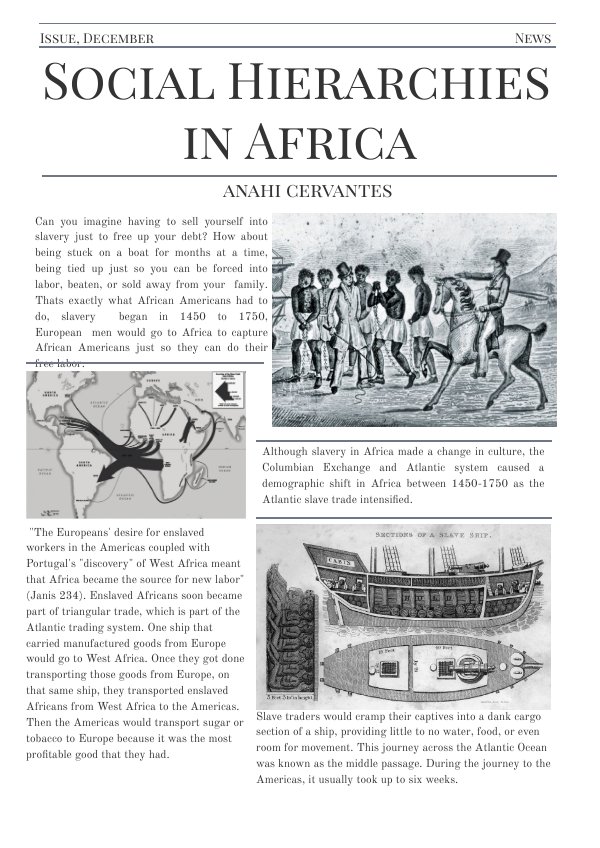 P4 Social Hierarchies in Africa by ANAHI CERVANTES - Flipsnack