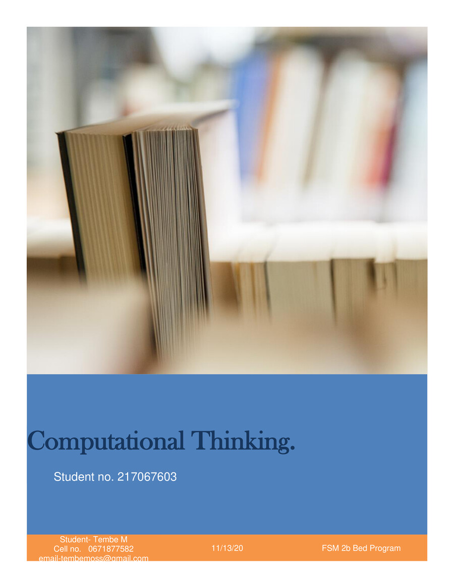 Computational Thinking E-book by Moss - Flipsnack