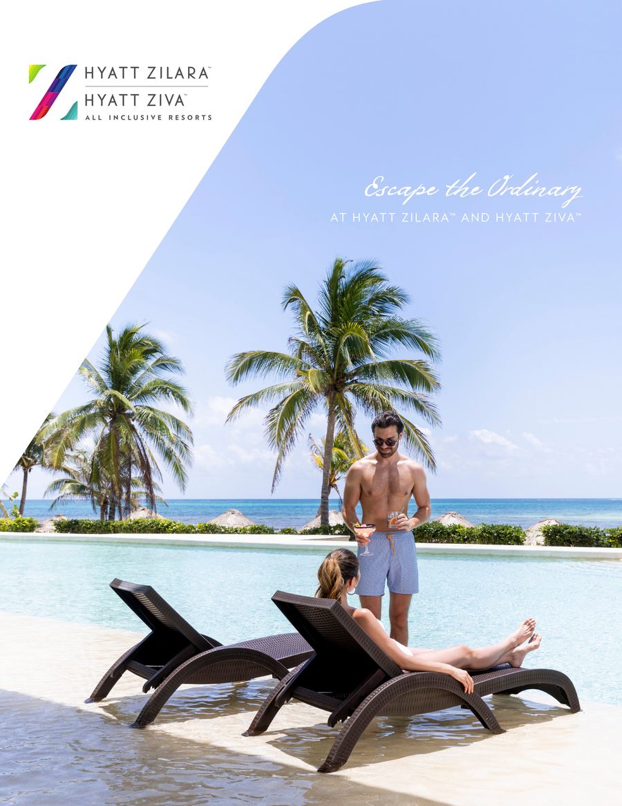 Hyatt Zilara & Hyatt Ziva Brand Gatefold by Danny Rose - Flipsnack