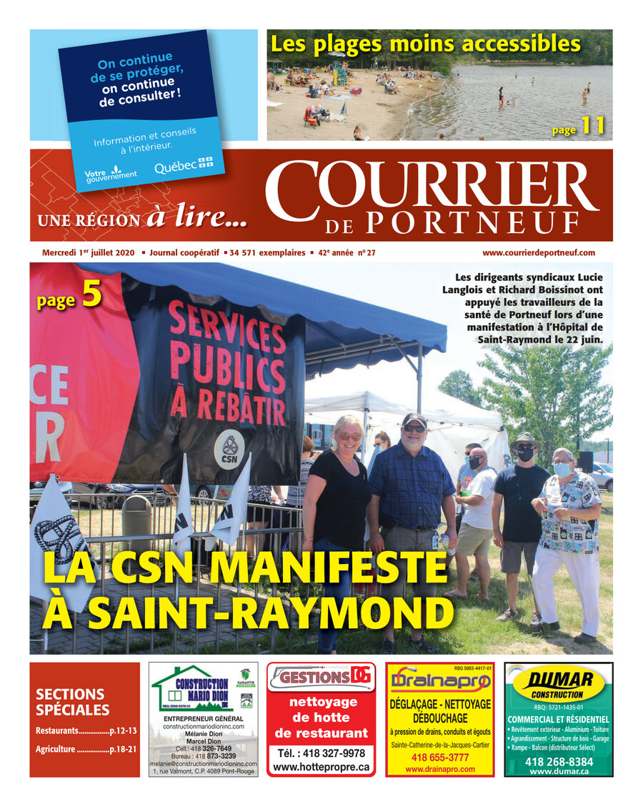 Courrier de Portneuf du 1er juillet 2020 by Courrier de Portneuf ...