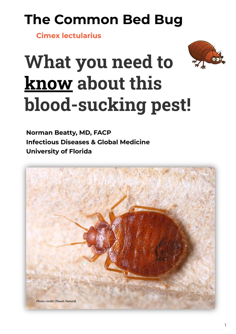 Bed Bugs: What you need to know about this blood-sucking pest! by ...