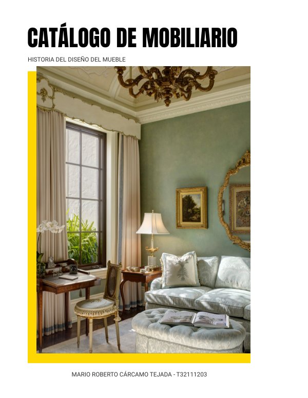 Catálogo de Mobiliario - Mario Cárcamo by Mario Cárcamo - Flipsnack