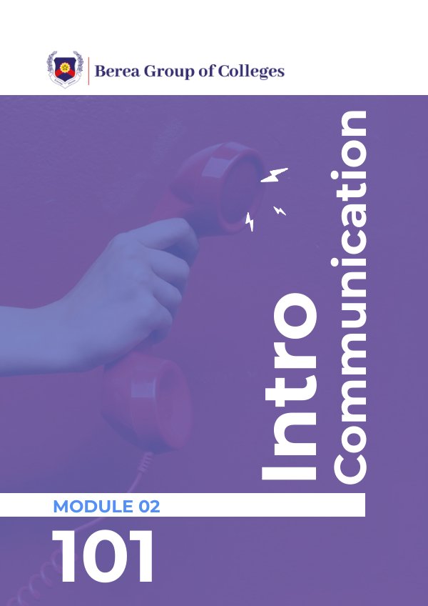 Intro communication 101 Module 2 by E-Publishing