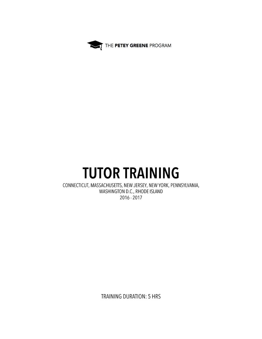 Tutor Training Sample by samuelanchang - Flipsnack