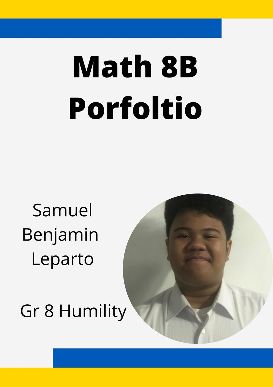 Math B 4th Grading Portfolio by B09 Samuel... - Flipsnack