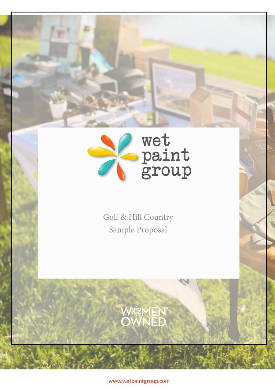 wpg Golf Sample Proposal by Mallory - Flipsnack