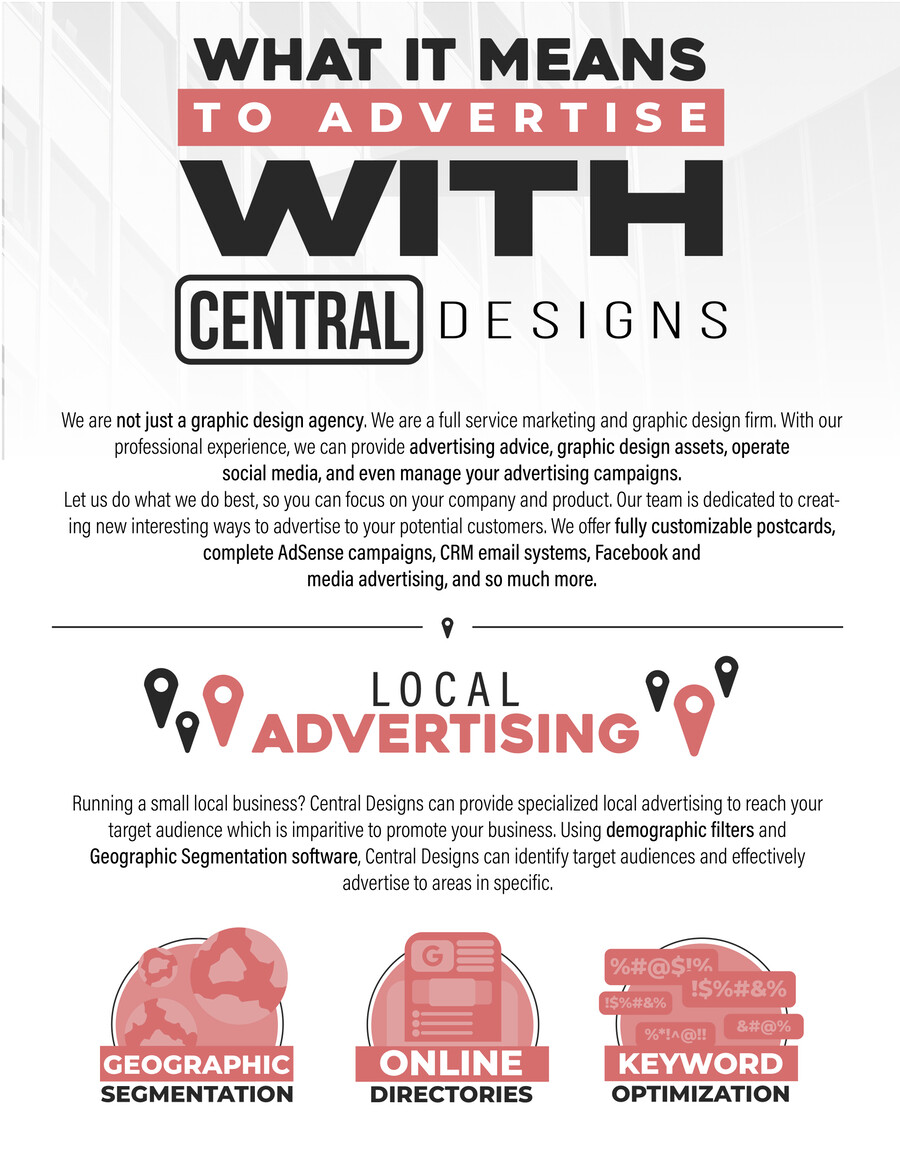 Central Designs Advertising Flyer by Luke Oleary - Flipsnack