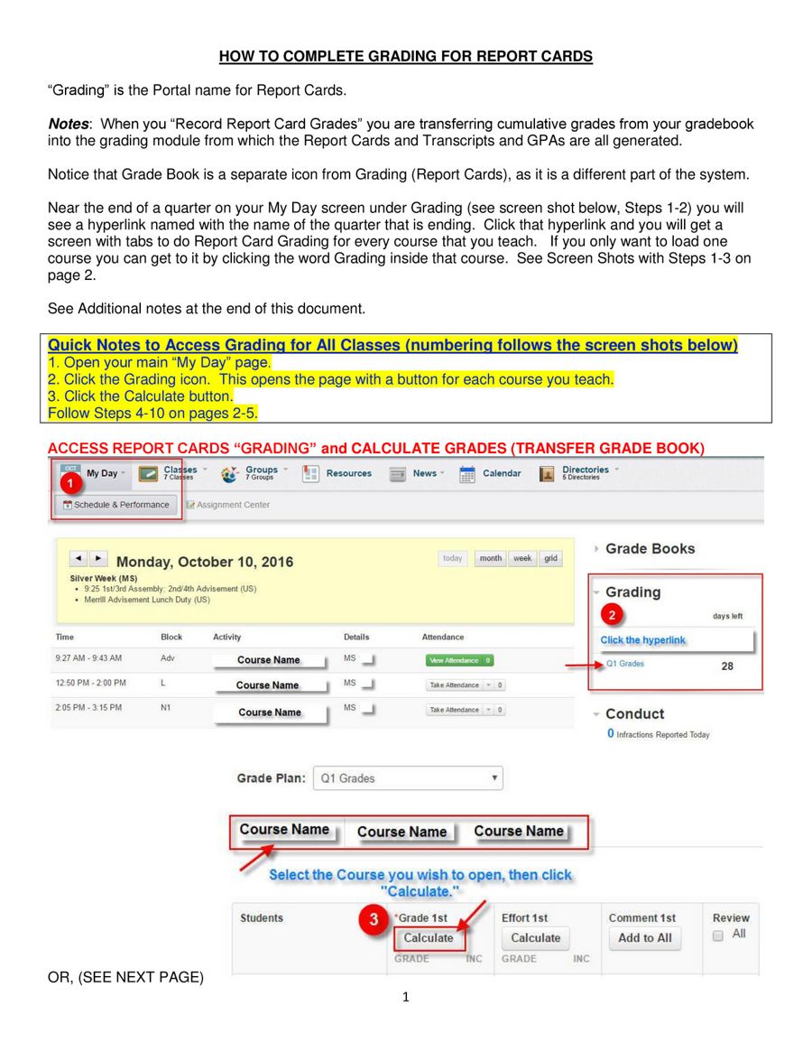 How to Complete Grading for Report Cards by kimashcraft - Flipsnack