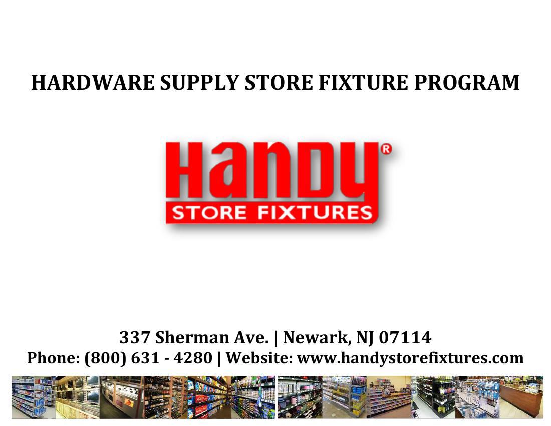 Handy Store Fixtures Hardware-Electrical Supply Store Catalog by Steven ...