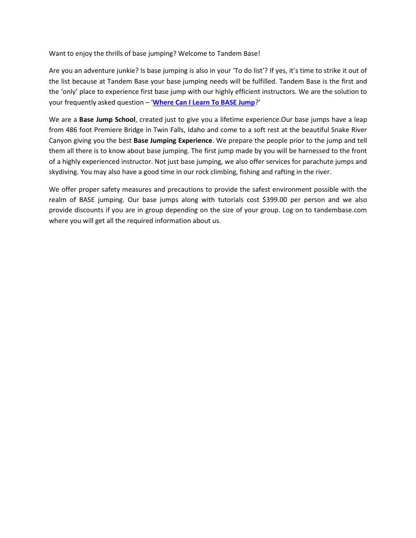 Want_to_enjoy_the_thrills_of_base_jumping_Welcome_to_Tandem_Base by tandembase - Flipsnack
