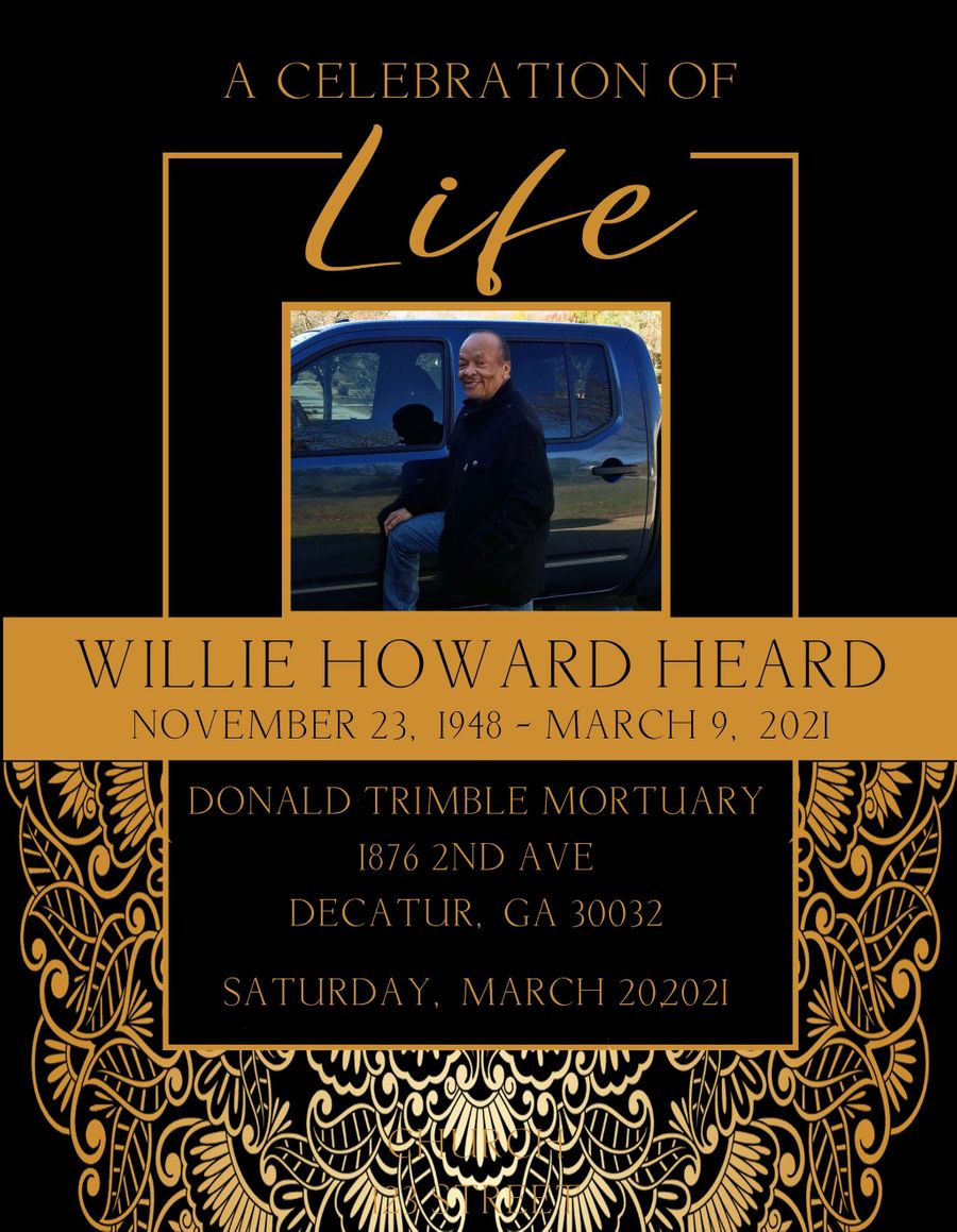 Willie Howard Heard Funeral Program by Rahel Bahta-Lee - Flipsnack