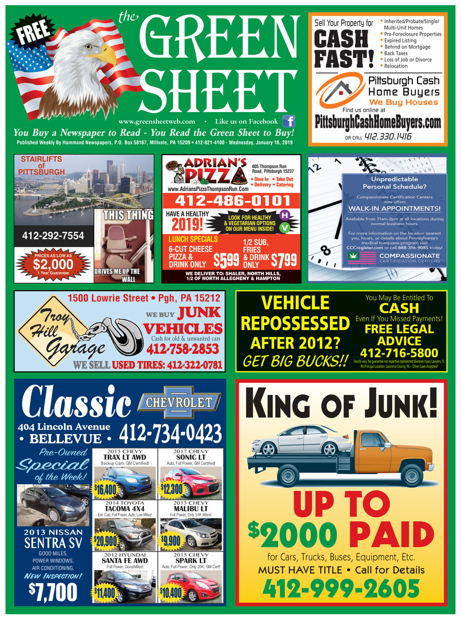 greensheet-1-16-19 by Dan Hammond - Flipsnack