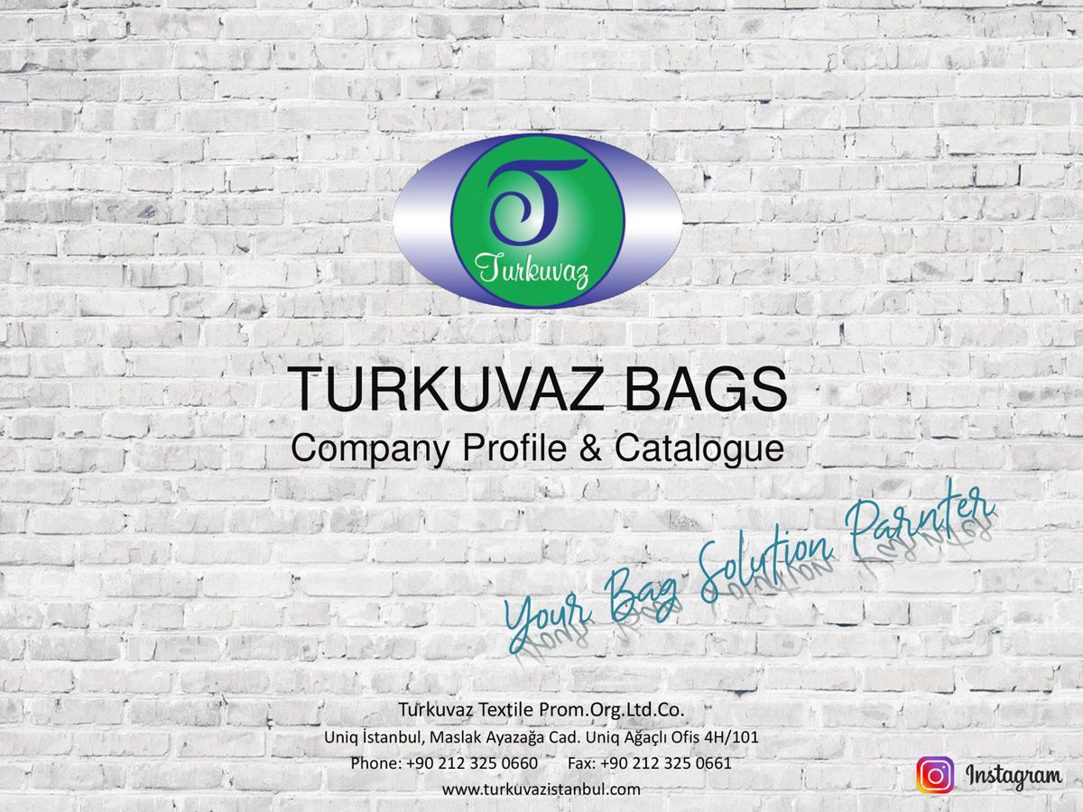 Turkuvaz_Bags_companyprofile_catalogue_eng by Turkuvaz - Flipsnack