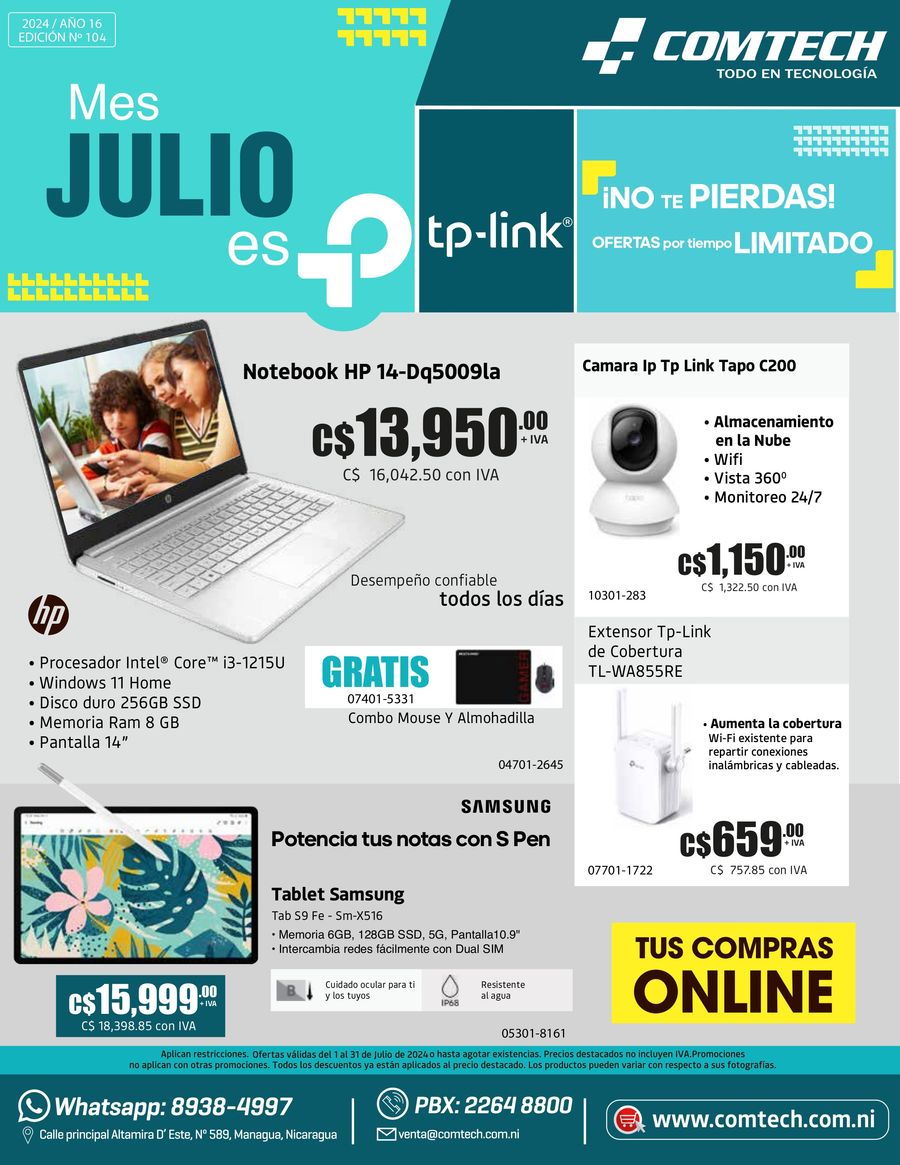 Catálogo Julio by COMTECH - Flipsnack