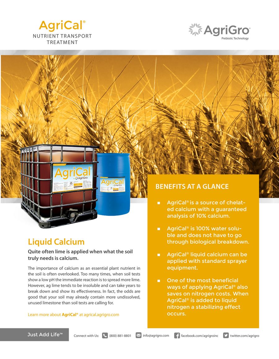 AgriCal Flyer by AgriGro Inc - Flipsnack