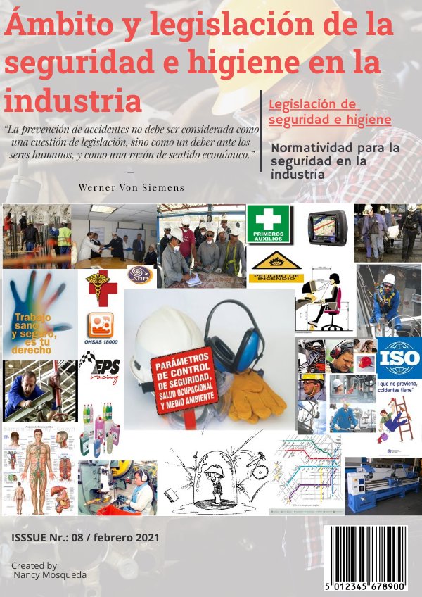 Ámbito y legislación de la seguridad e higiene en la industria by Nancy ...