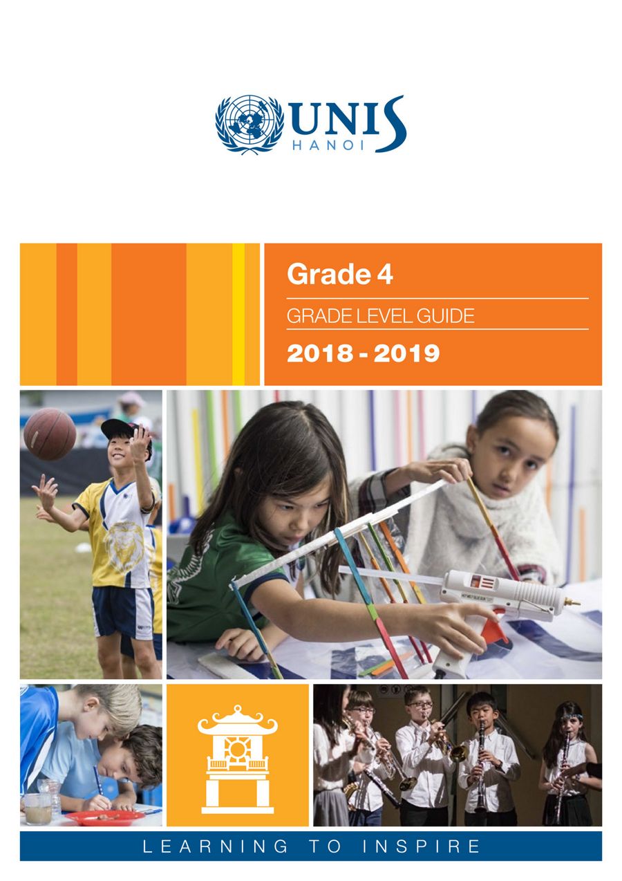 Grade 4 Curriculum Guide 2018-2019 by UNIS Hanoi - Flipsnack