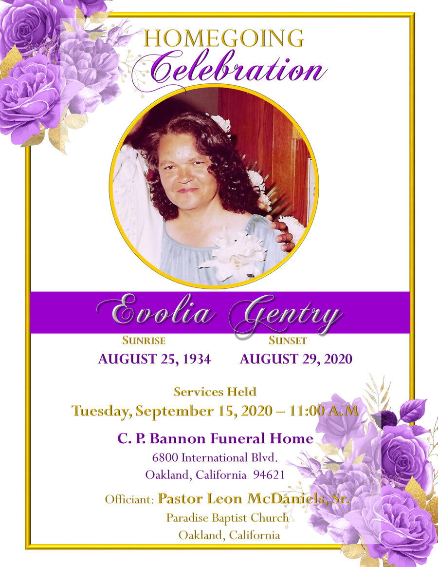 Evolia's Homegoing Program Booklet by Daphna Garcia - Flipsnack