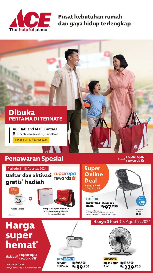 eFlyer Opening ACE Jatiland Mall Ternate by ACE Indonesia - Flipsnack