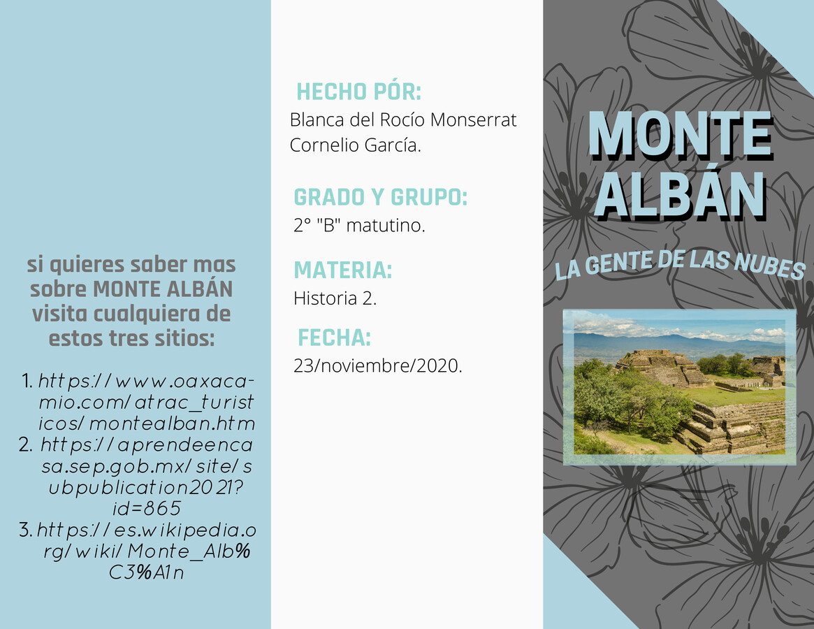 Triptico de Monte Albán by Blanca Cornelio - Flipsnack