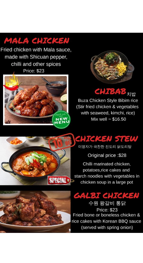 Buza chicken queen st menu 2020 dec by Australia Buza... - Flipsnack