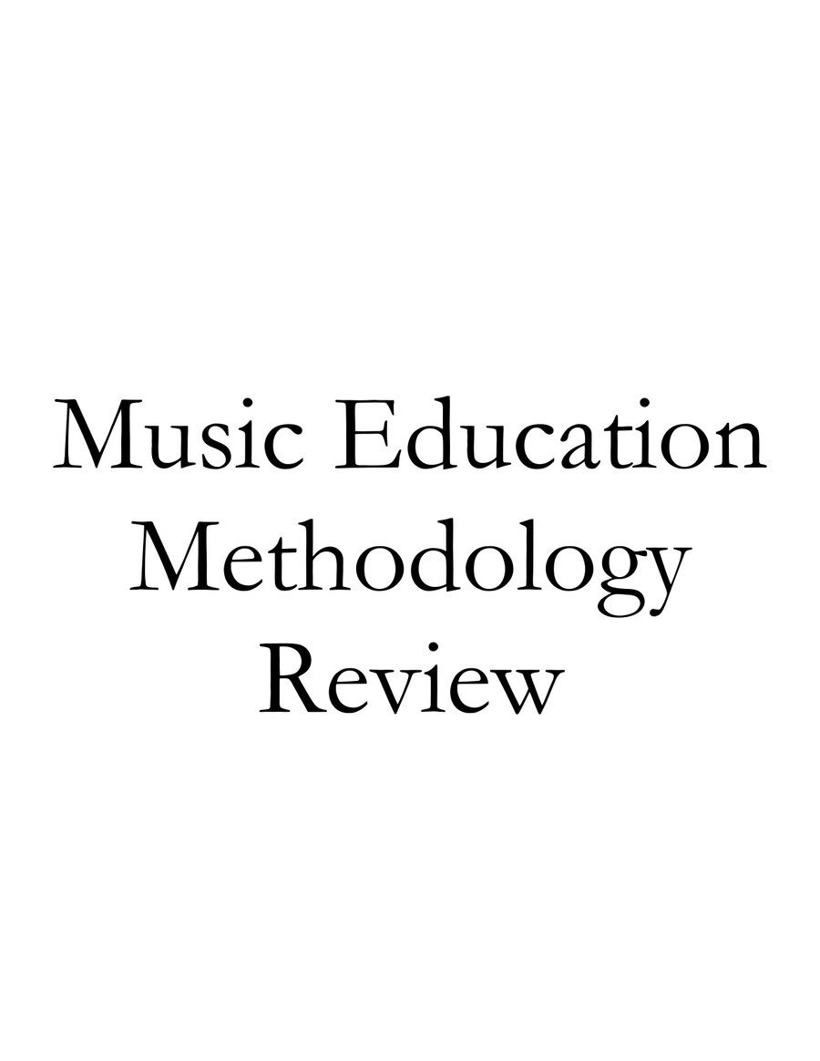 Music Education Methodology Review by Brooke Maskin - Flipsnack
