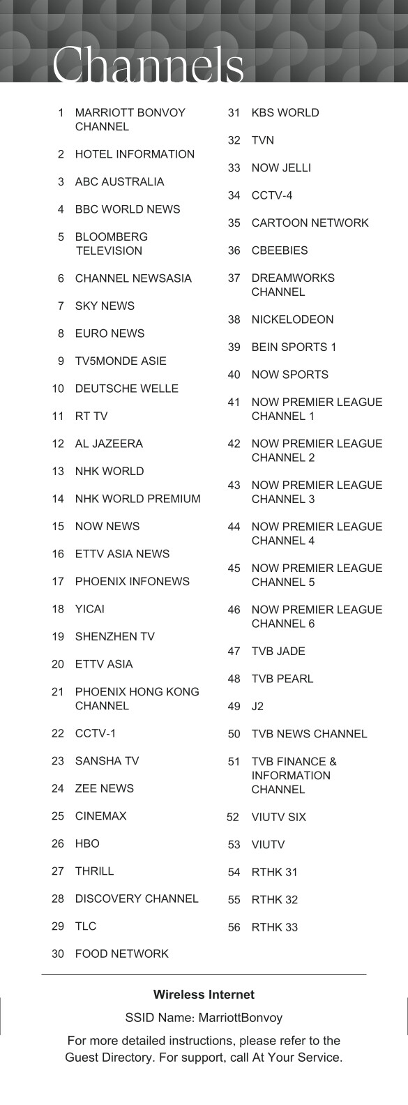 HKGSC_TV_Channel_Guide_EN by Sheraton & Four ... - Flipsnack