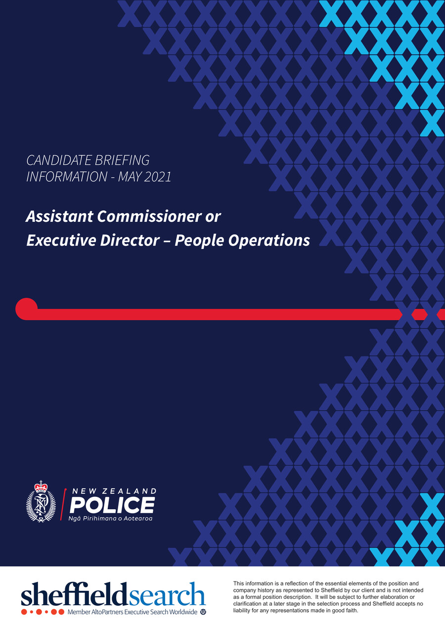 NZ Police Assistant Commissioner or Executive Director - Peo by ...
