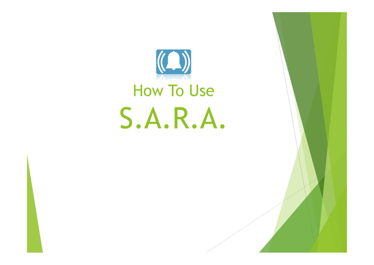 SO How to use SARA Applications by Phongtep - Flipsnack