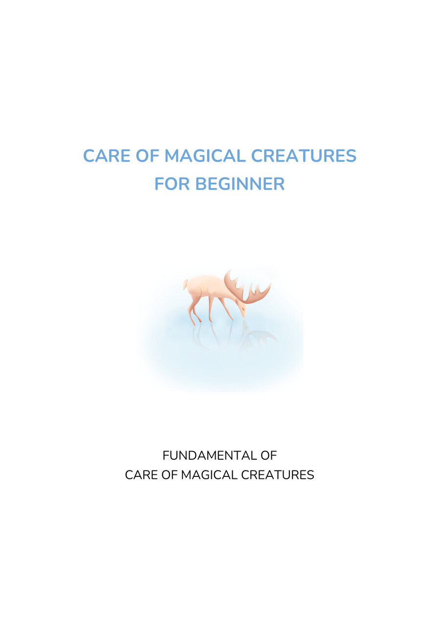Fundamental of Care of Magical Creatures by Crescencia Mackenzie ...