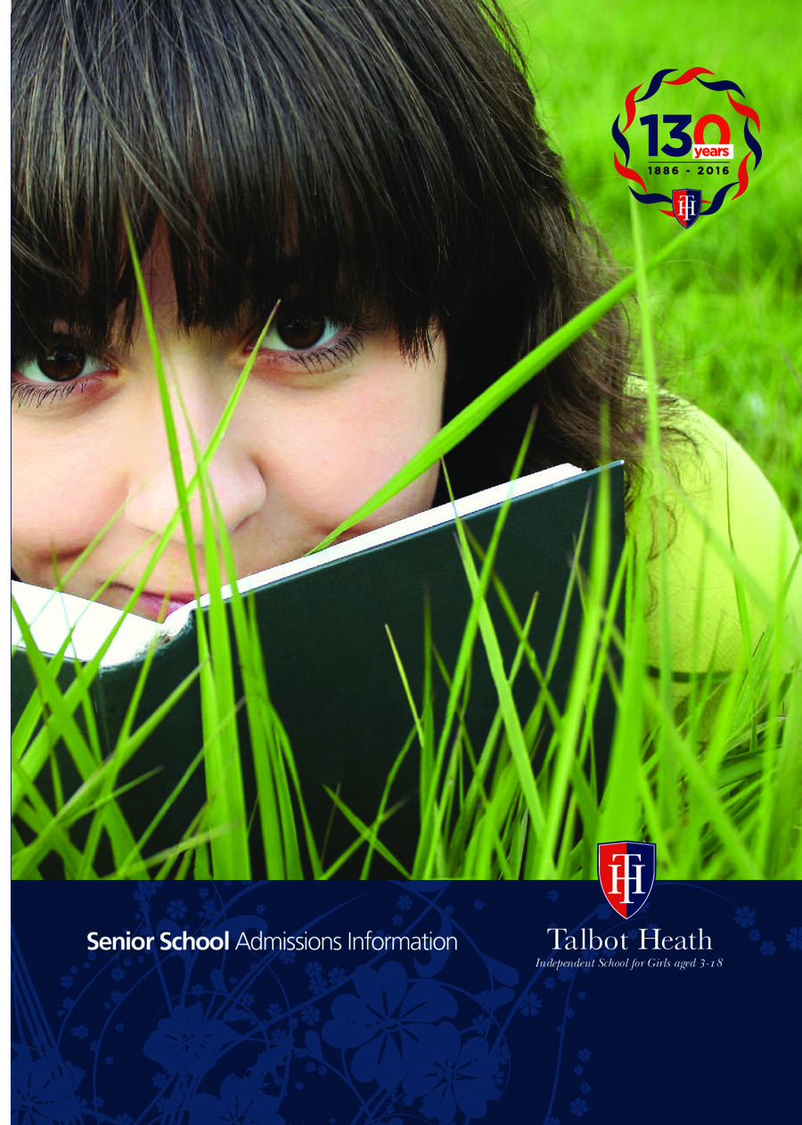 Talbot Heath Senior Admissions Sept 2016 by th1886 - Flipsnack
